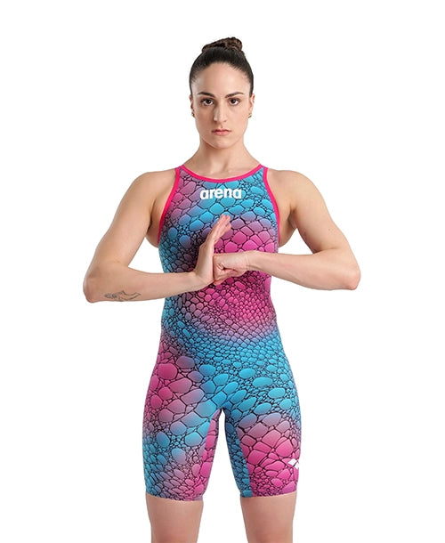 Arena Powerskin Carbon Air² Gator Open Back Swimsuit - LE Twilight ...
