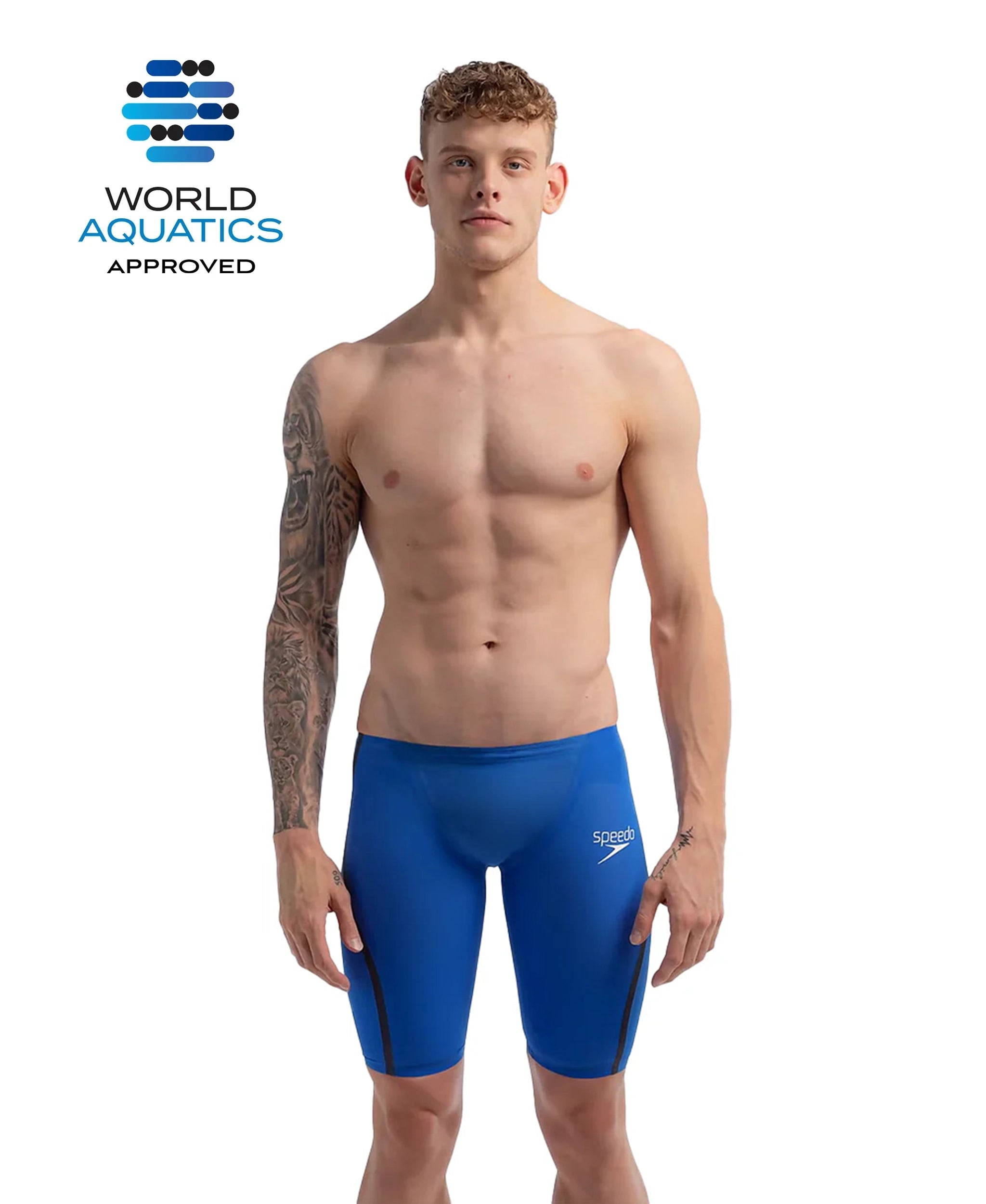 Speedo Men's Fastskin LZR Pure Intent 2.0 Jammer Blue-Iridescent – aqualoja